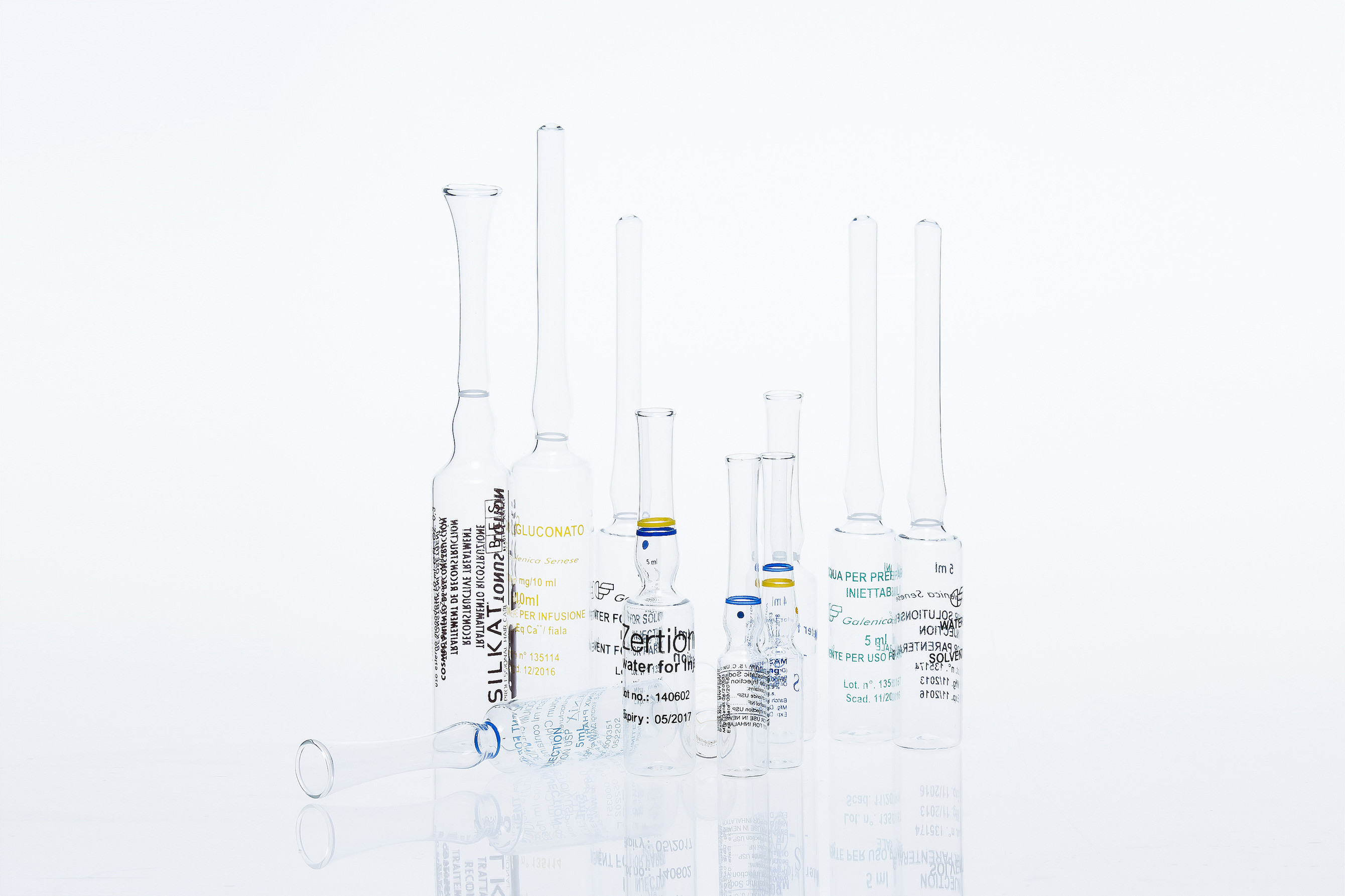 Oem 10ml Farmasötik Ampul Boş Enjeksiyon Serum Cam Flakon Şeffaf Amber